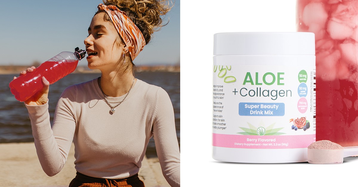 Let’s Raise a Glass to Youth: L'BRI's Aloe + Collagen Super Beauty ...